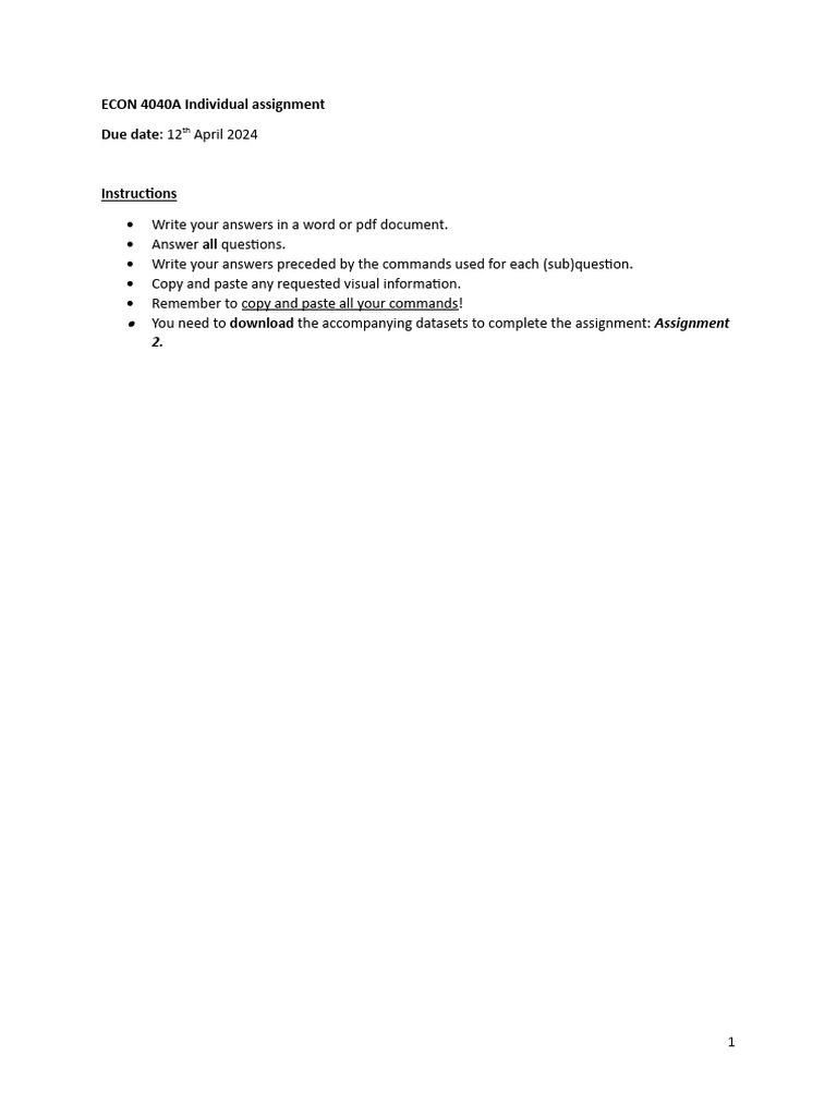 Assignment 2 | PDF | Statistics | Statistical Analysis