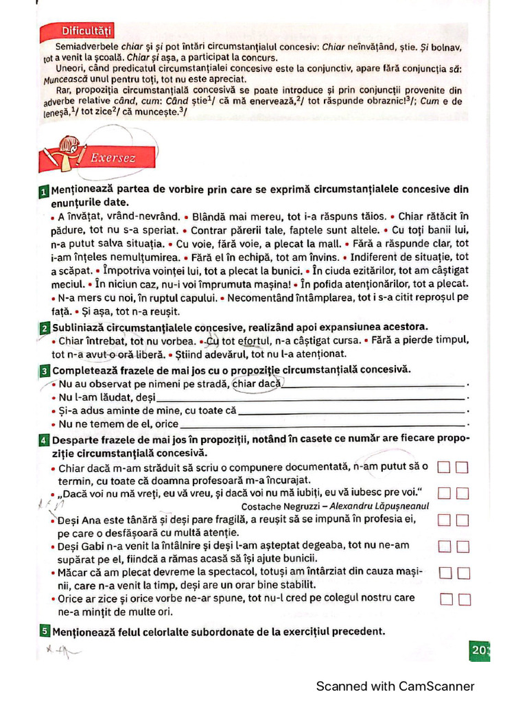 Gramatica Clasa A 8-A | PDF