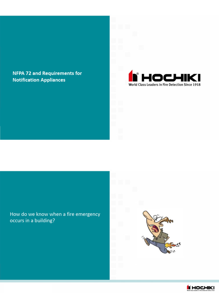 Nfpa 72 and Requirements For Notification Appliances 1604042310 | PDF ...