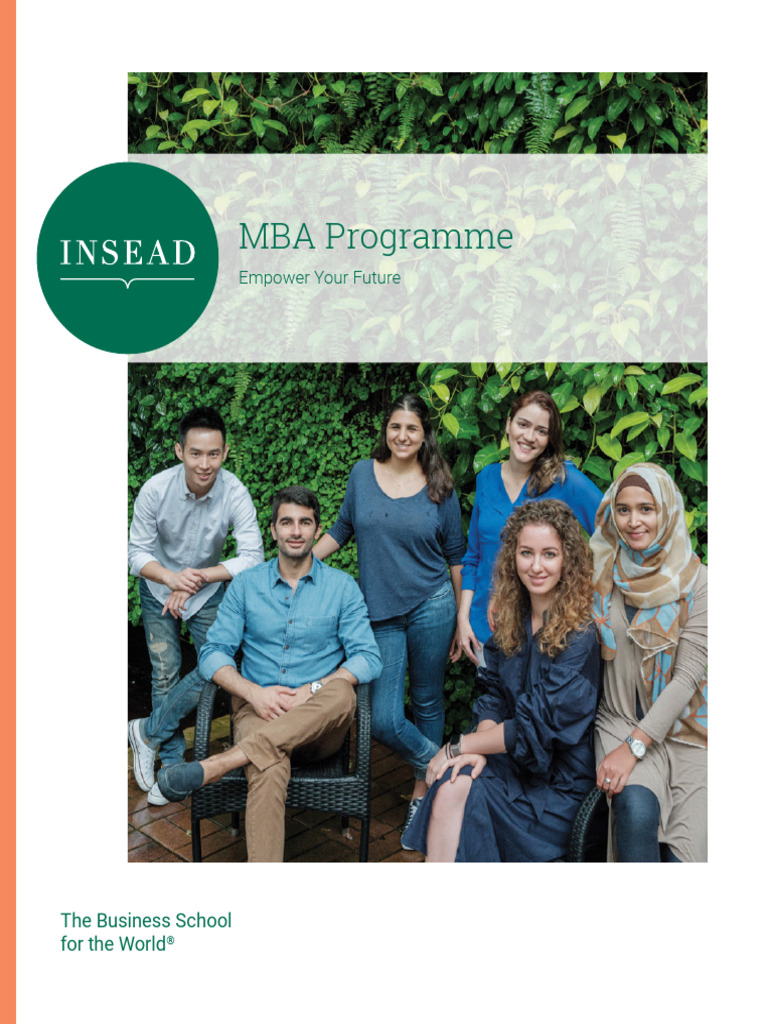 Insead Brochure | Download Free PDF | Master Of Business Administration ...