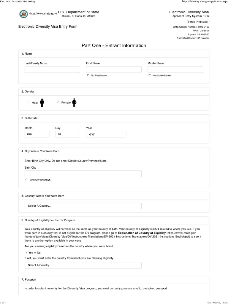 Diversity Visa Application Guide | PDF | Travel Visa | Academic Degree