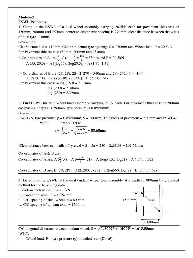 Module-2 Problems PD | PDF | Road | Traffic