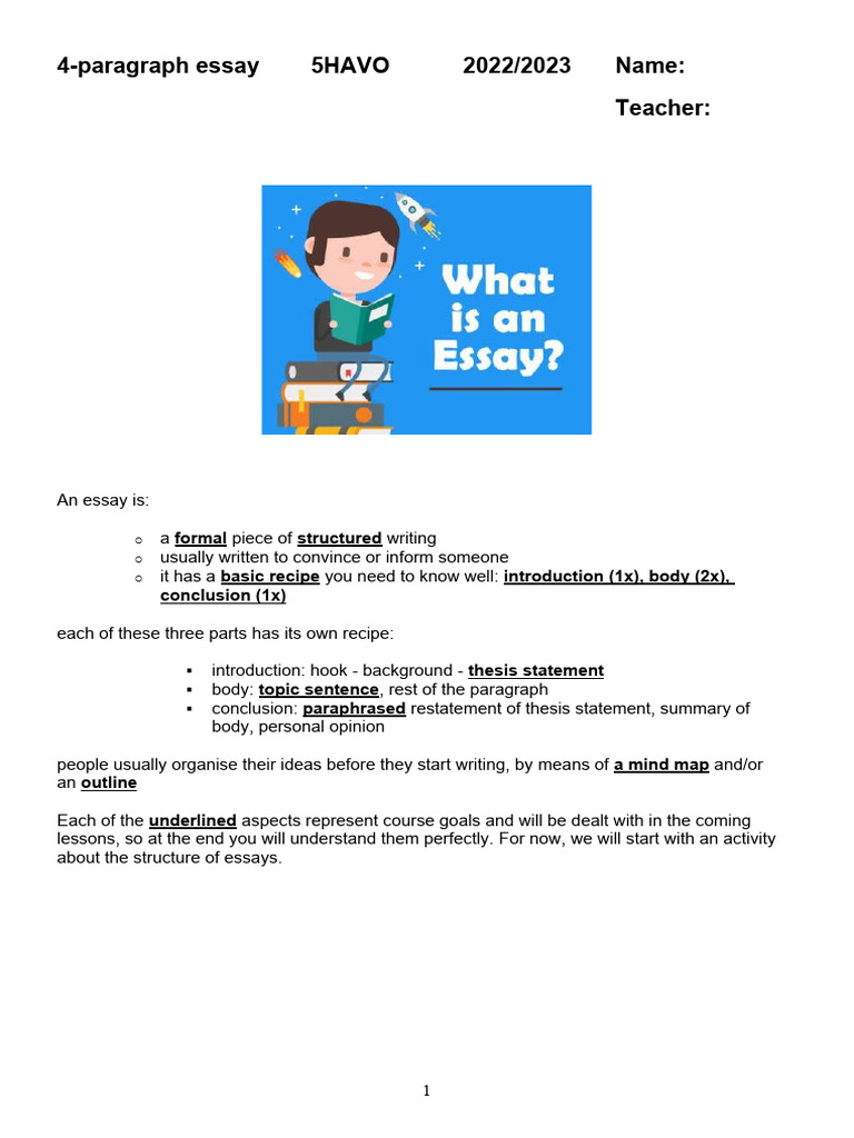 Essay Structure and Writing Guide | PDF | Cats | Essays