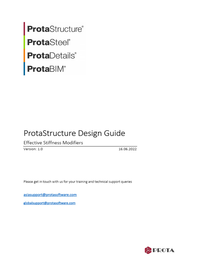 protastructure-design-guide-effective-stiffness-modifiers | PDF | Stiffness | Deformation ...