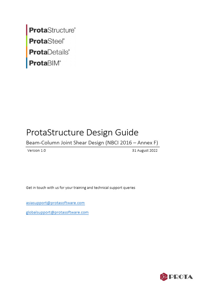 Protastructure Design Guide Beam Column Joint Shear Design Nbci 2016 ...