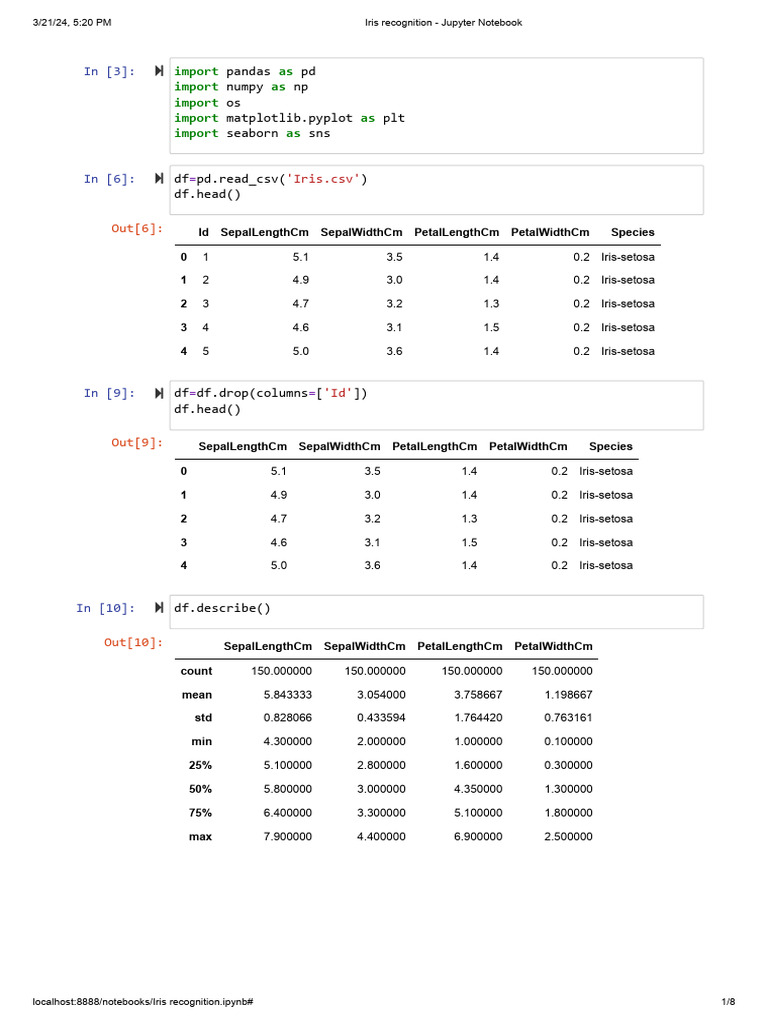 Iris Recognition - Jupyter Notebook | PDF | Medicinal Plants | Medicinal Herbs And Fungi