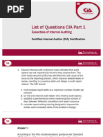 CIA - Part 1 - Unit 1 - Session 1-2 | PDF | Internal Audit | Audit