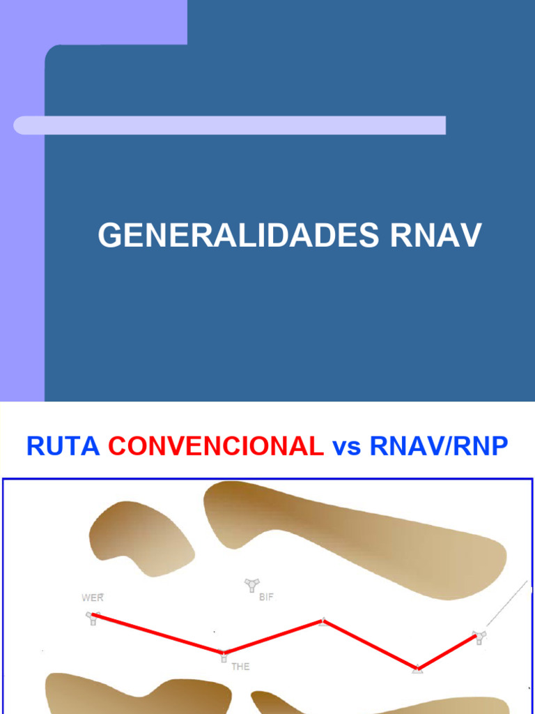 1 RNAV-RNP - Conceptos Generales RNAV | PDF | Aviación | Aeronave