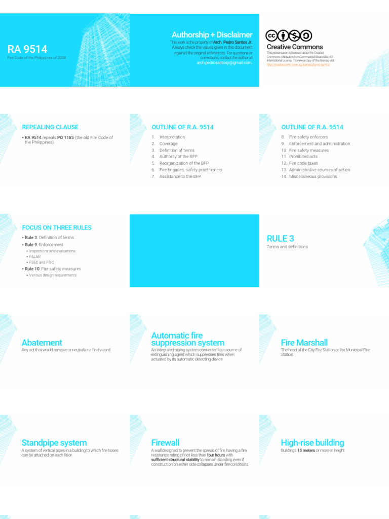 RA - 9514 - Fire Code of The Philip (Pines | Download Free PDF | Stairs ...