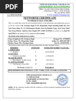 Net Worth Certificate Format | PDF