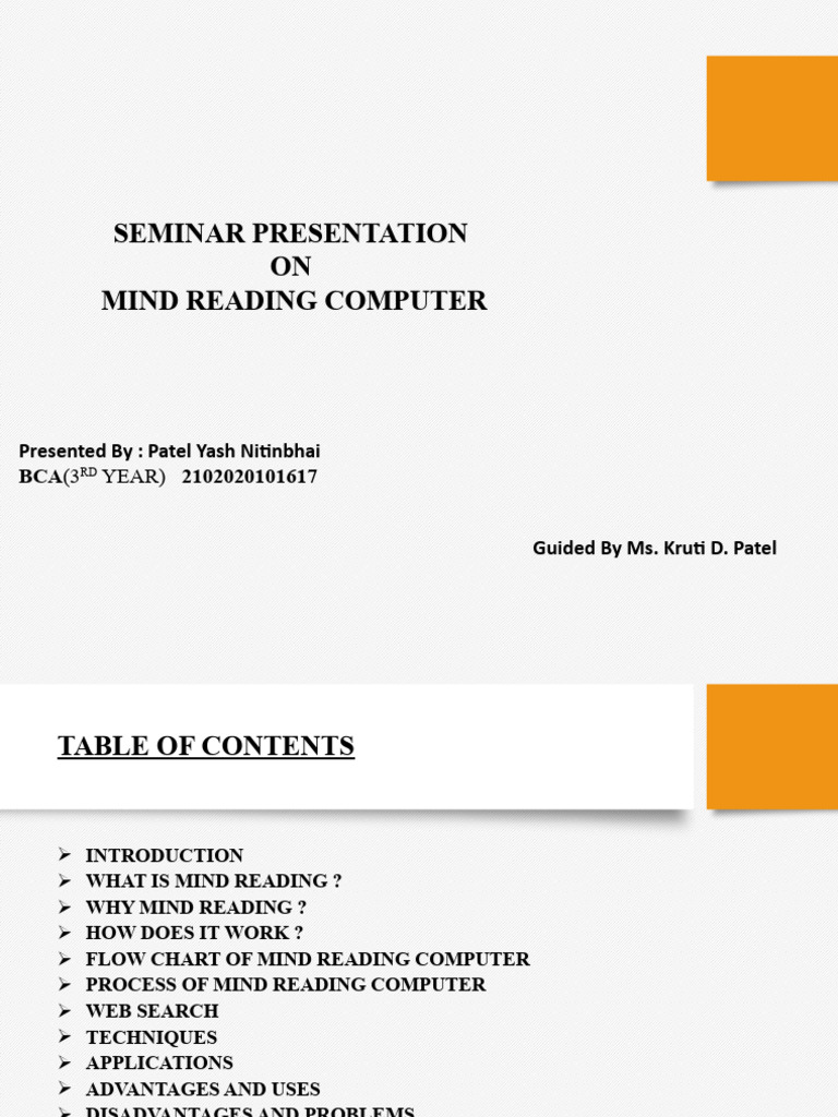 60 - Mind Reading Computer | PDF | Mind | Neuroscience