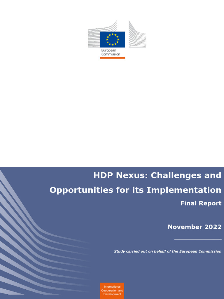 Eu HDP Nexus Study Final Report | Download Free PDF | European Union ...