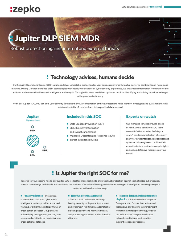 Zepko Soc Datasheet Jupiter SOC 16 | PDF | Security | Computer Security