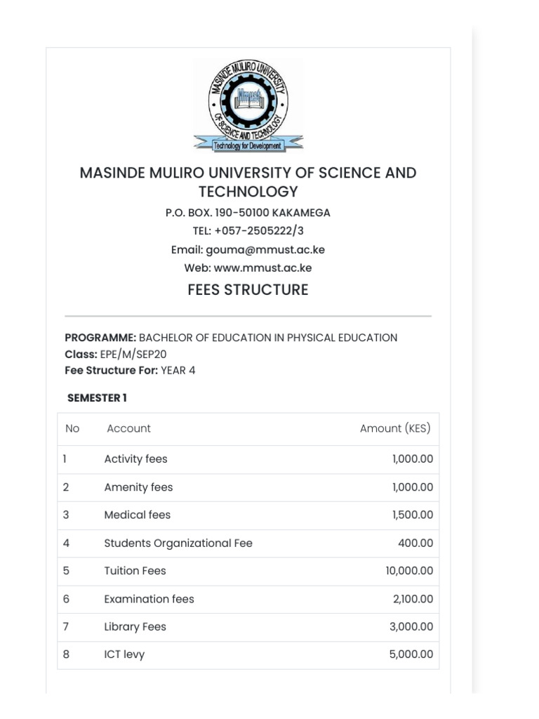 Masinde Muliro University of Science and Technology | PDF