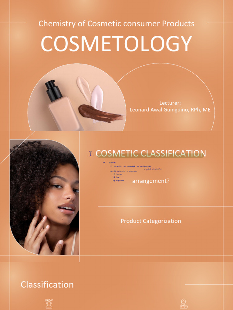 Unit 3 - Cosmetic Chemistry | PDF | Surfactant | Chemistry