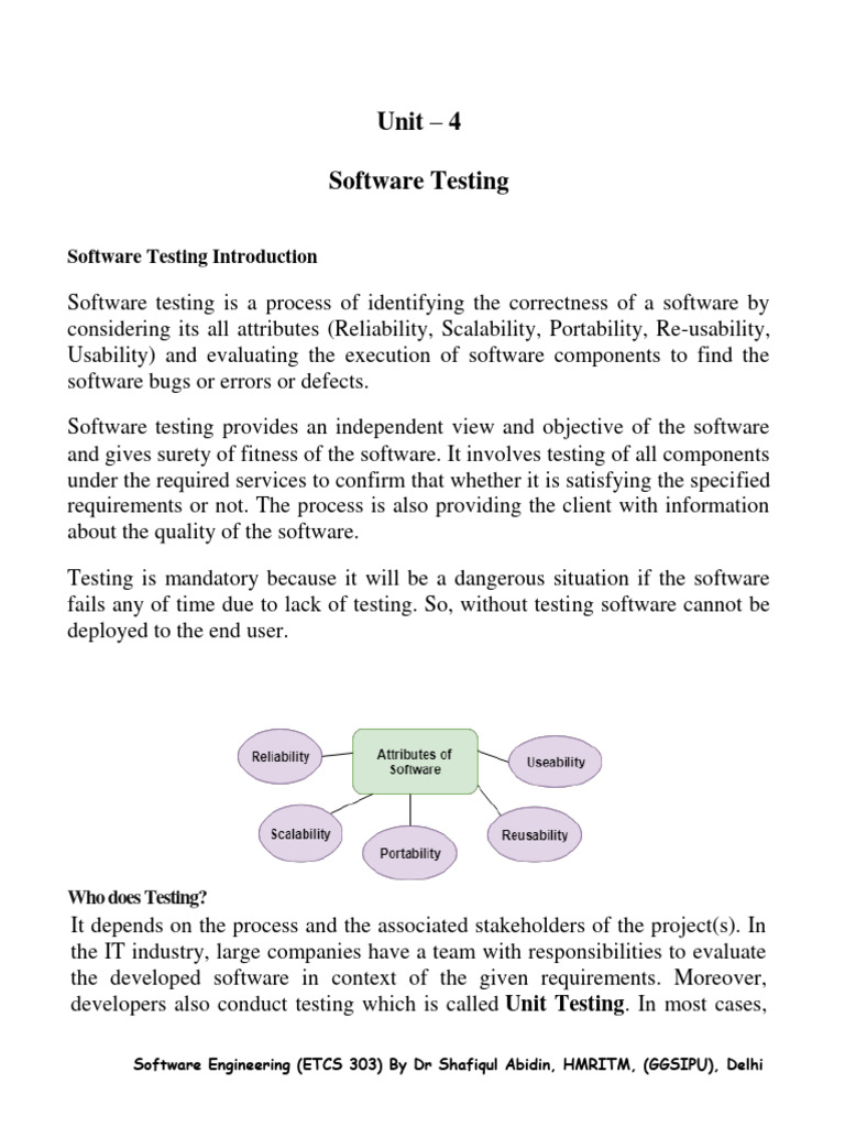 Software Testing Essentials | PDF | Software Testing | Debugging
