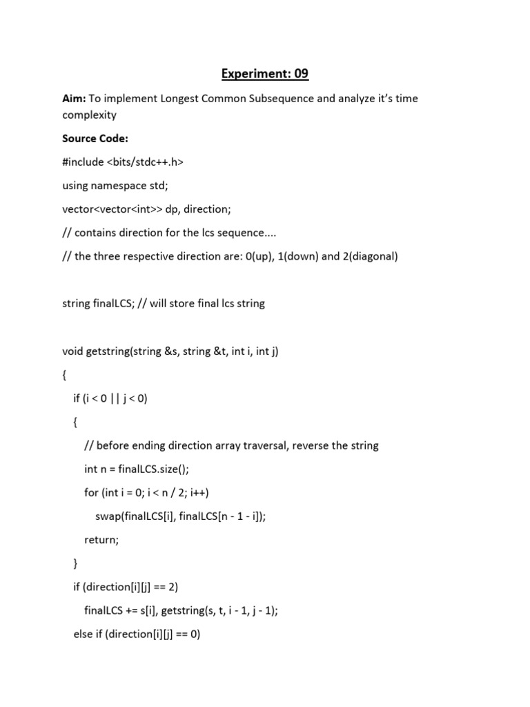Exp 9 | PDF | Science & Mathematics | Computers