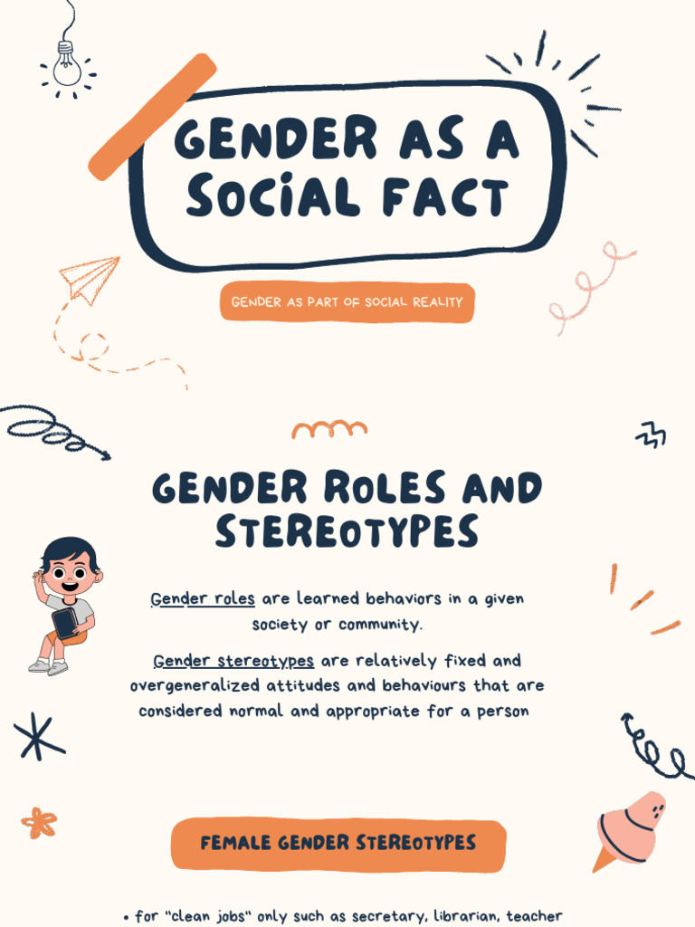 Gender As A Social Fact | PDF | Gender | Gender Studies