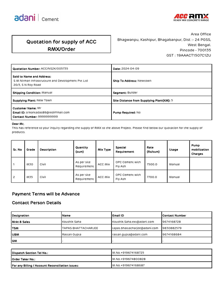 Acc NS2K 005735 20240410-1643 | PDF | Concrete | Legal Liability