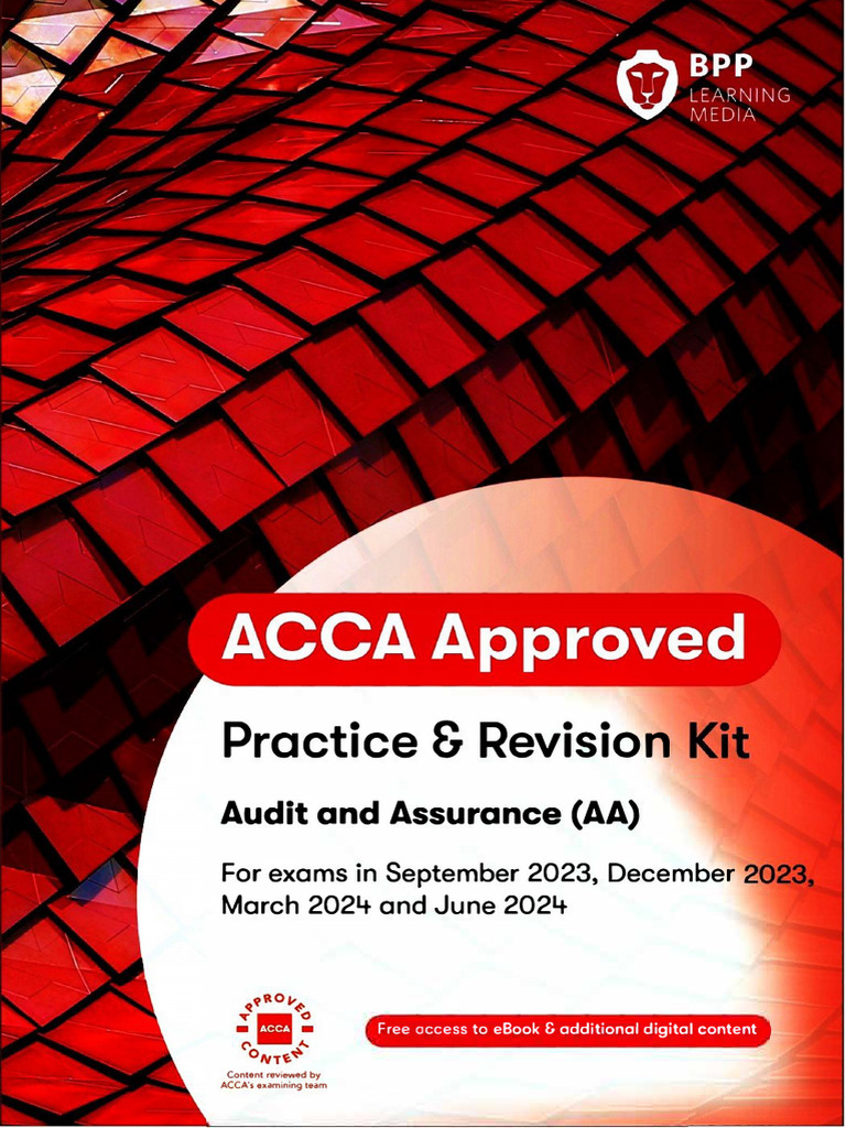 Aa BPP Kit J24 | PDF | Audit | Internal Control