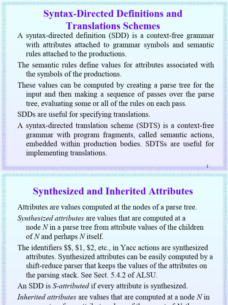 Cs6660 CD Unit IV | PDF | Parsing | Grammar