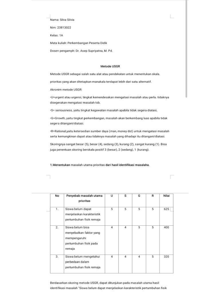 Tugas. PPD. Silva Silvia 1A | PDF