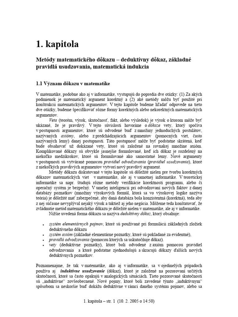 Teorie Mnozin Skripta - M | PDF