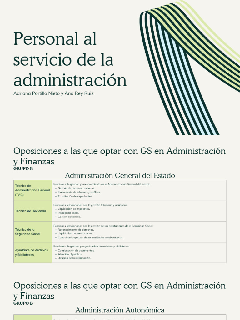 Personal Al Servicio de La Administración | PDF | Contabilidad | Derecho laboral