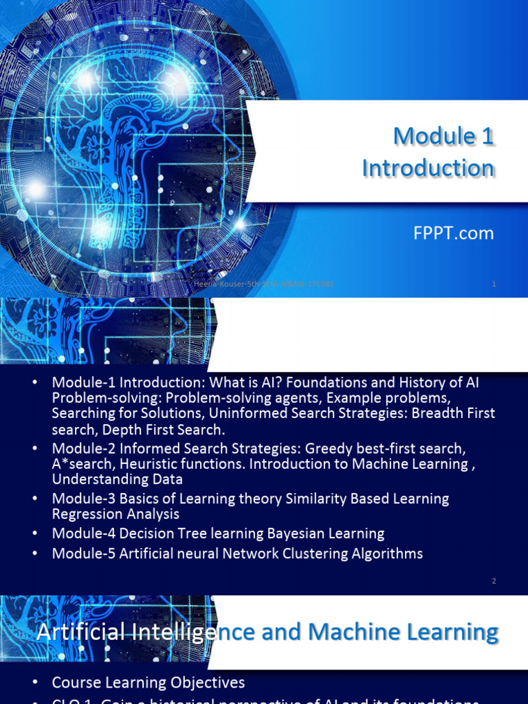 mod 1 | PDF | Artificial Intelligence | Intelligence (AI) & Semantics
