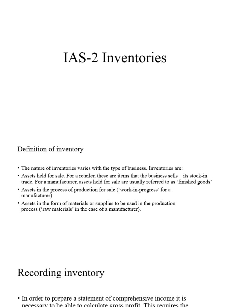 IAS-2-Inventories-28022024-112902am | PDF | Debits And Credits | Inventory