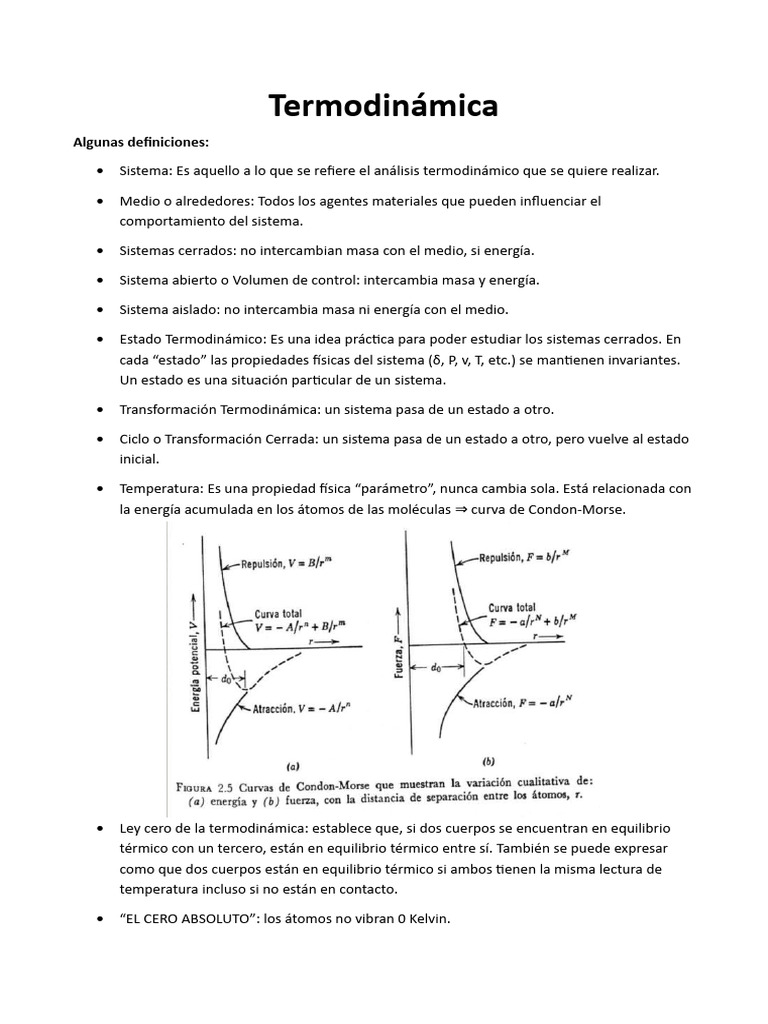 Teoria Termo PP | PDF | Termodinámica | Calor