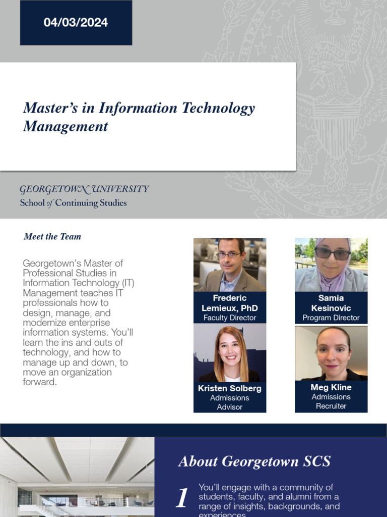 SCS Information Technology Management PDF April 3,2024 | PDF | Computer Security | Security