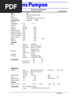 Boiler Feed Pump Specifications and Maintenance | PDF | Bearing ...