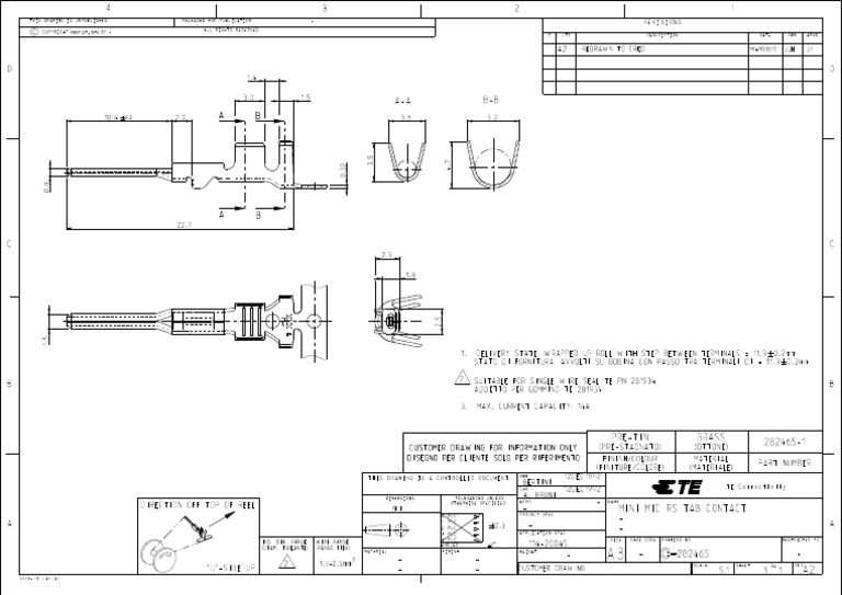 Crimp Profile - 1.5-2.5mm2 - ENG - CD - 282465 - A2 | Download Free PDF ...