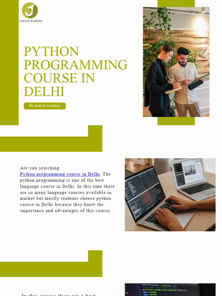 Python Programming Course in Delhi | PDF