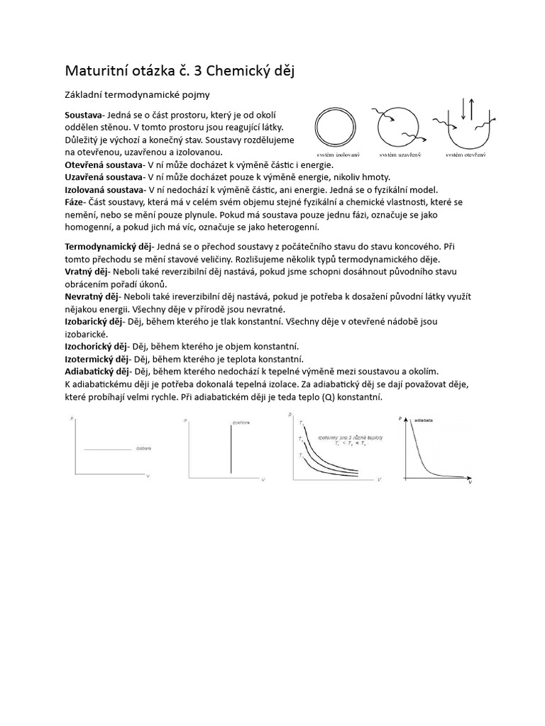 Maturitní Otázka 3 | PDF
