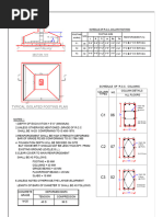 Footing Plan and Reinforcement Details | PDF | Architectural Elements | Materials