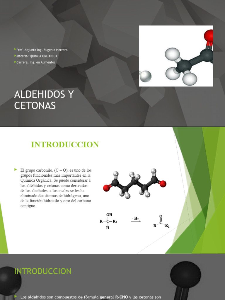 Aldehídos y Cetonas: Propiedades y Obtención | PDF | Aldehído | Cetona