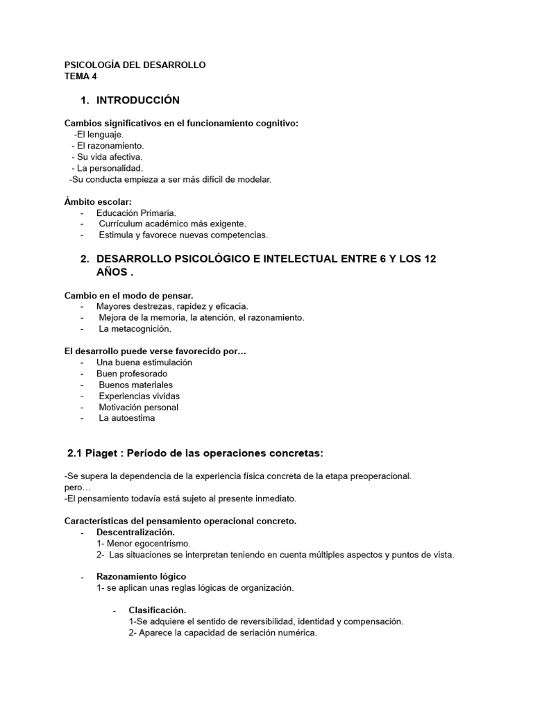 Tema 4 Psico Resumen | PDF | Memoria | Atención