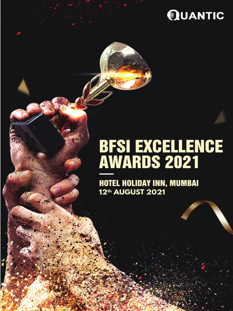 BFSI Excellence Awards 2021 Brochure (1) | PDF | Business | Economies