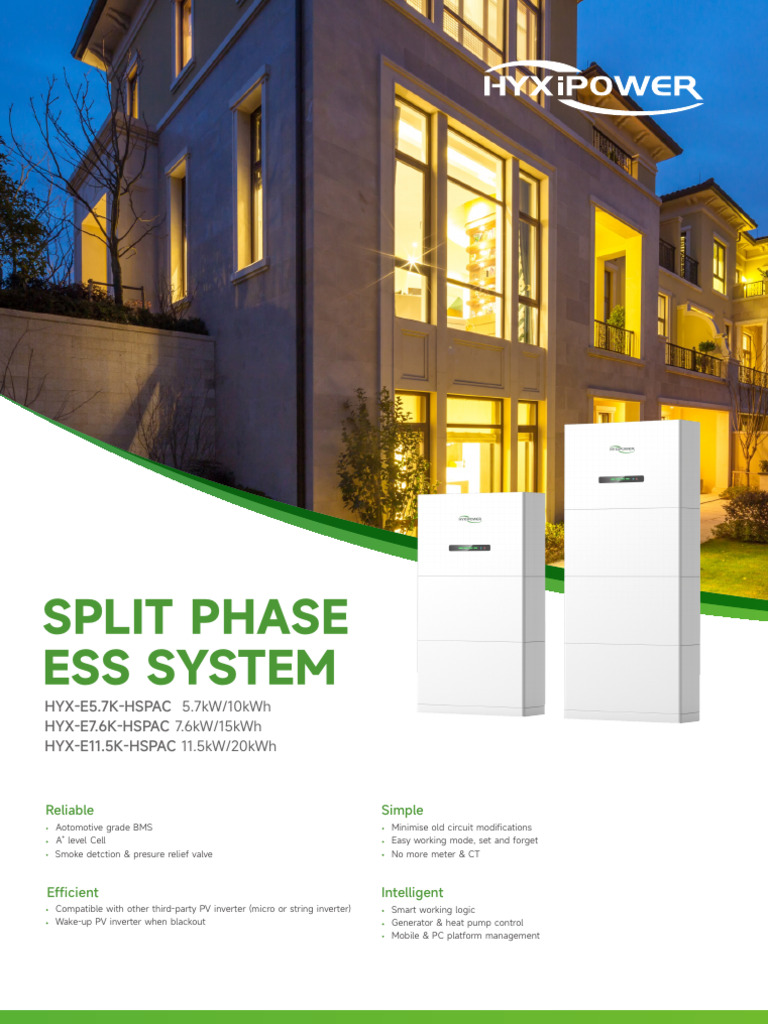 DS - HYX E11.5K HSPAC - NA - Ver1.0 202404 EN | PDF | Power Inverter | Electromagnetism