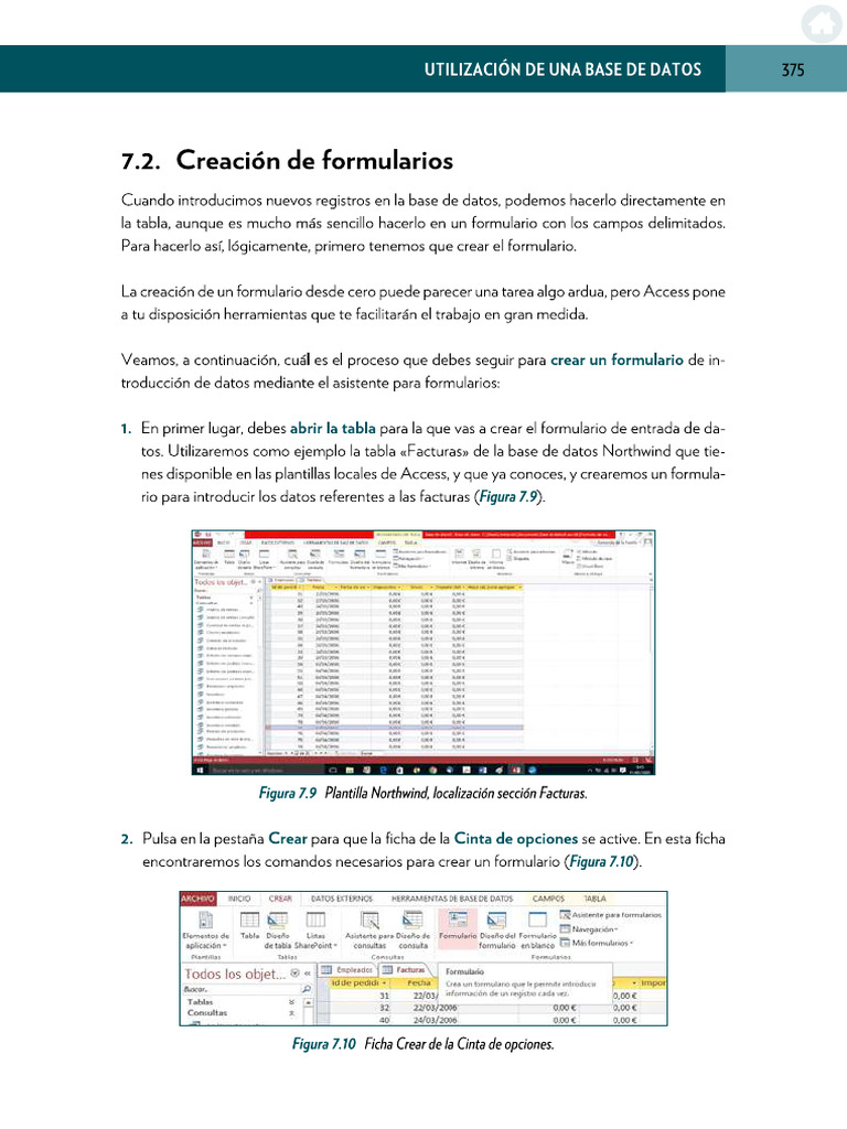 6-Formularios e Informes BASE DEDATOS T.7II Deusto | PDF
