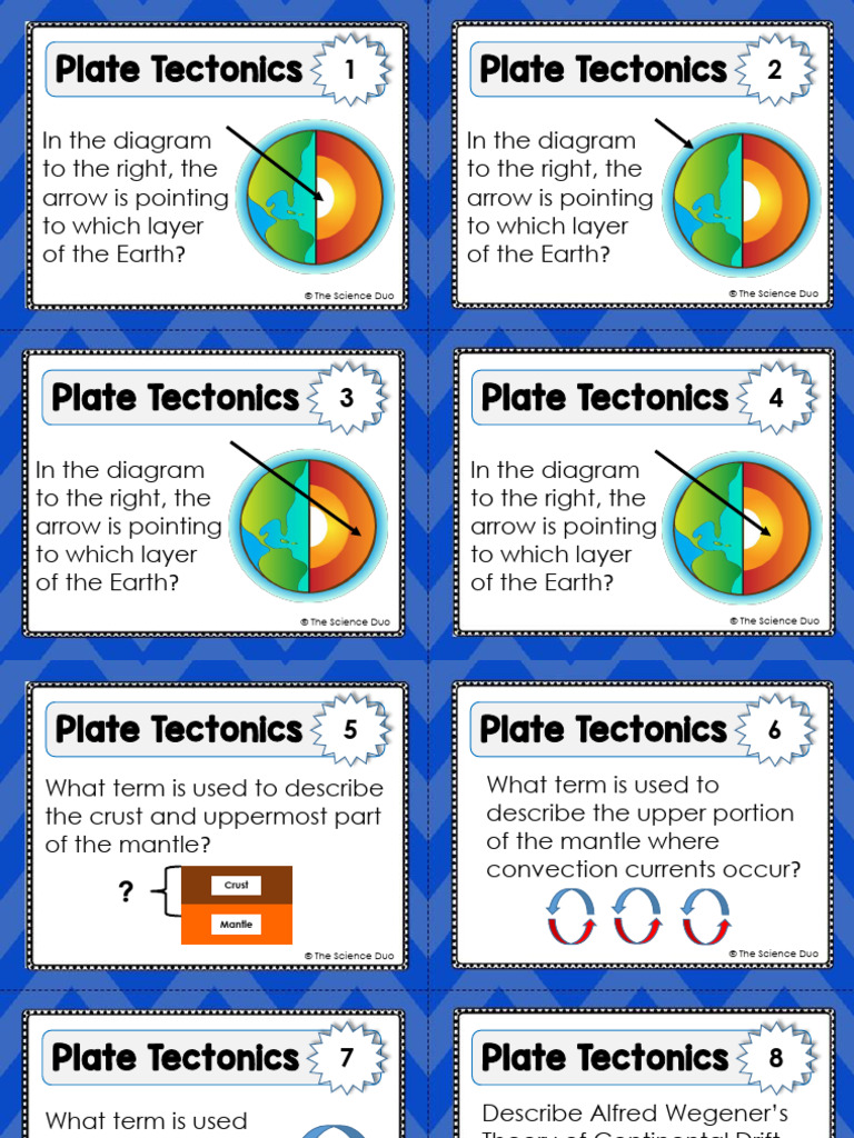 Plate Tectonics Task Cards | PDF | Plate Tectonics | Tectonics