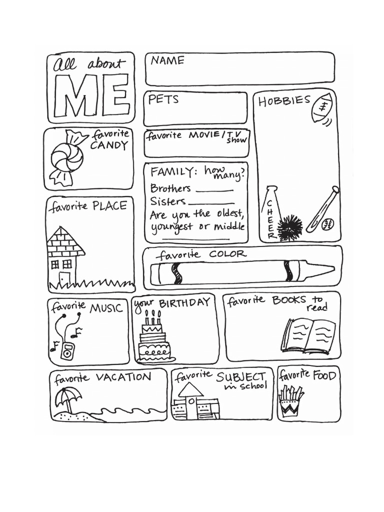 introduce yourself - it's all about me | PDF