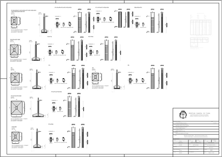 Projeto Estrutural Obst. 3 - Prancha 2 | PDF