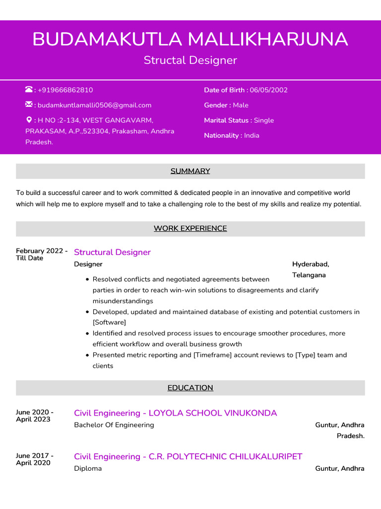 Resume | PDF | Computing