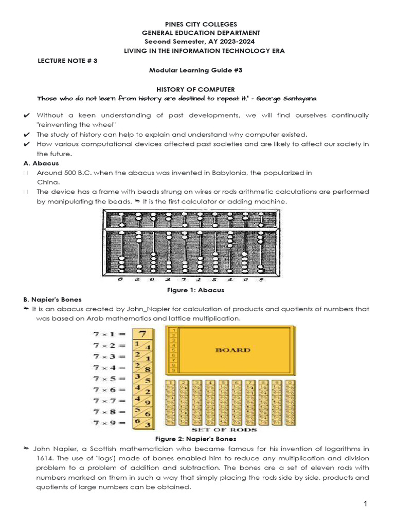It 101 Lec Note 3 | PDF | Integrated Circuit | Central Processing Unit