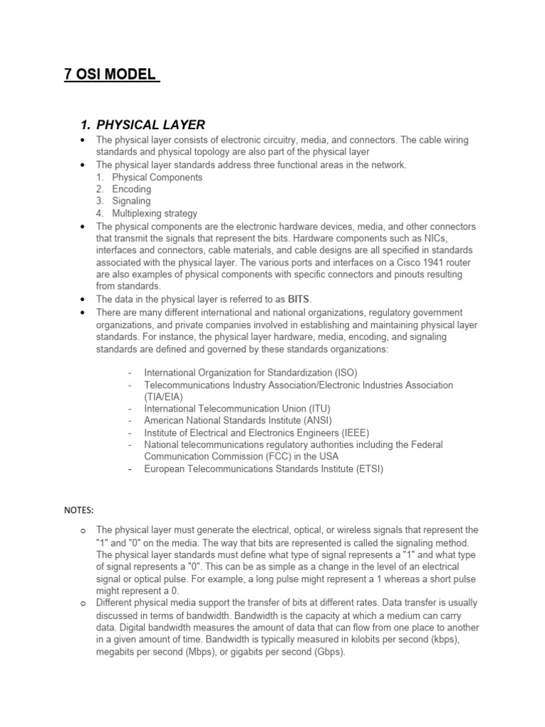 Networking Lecture Summary 2 Pdf Internet Protocols Transmission Control Protocol