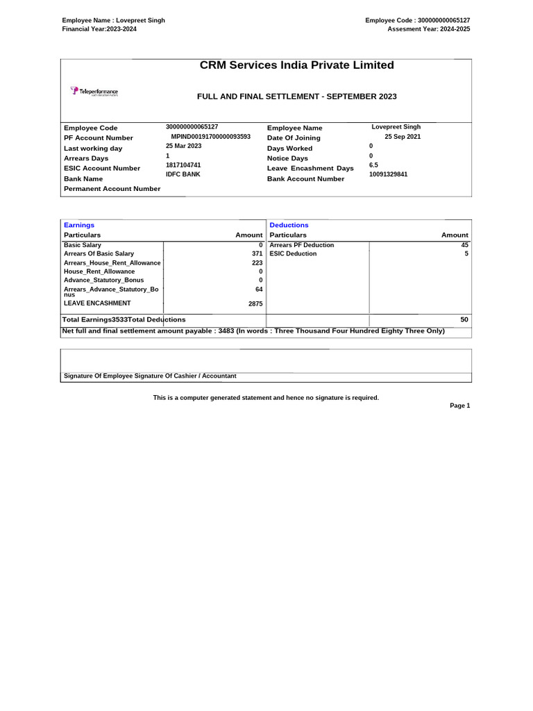 Lovepreet FNF PDF | PDF | Taxes | Government Finances