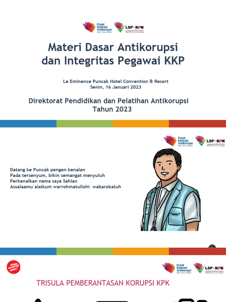 Materi Antikorupsi & Integritas - KKP 2023 | PDF
